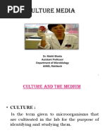 Culture Media & Culture Methods | PDF | Growth Medium | Bacteria