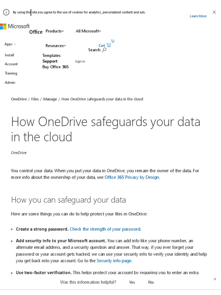 How One Drive | PDF | Authentication | Antivirus Software