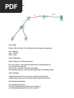 11.10.1 Packet Tracer - Design and Implement A VLSM Addressing Scheme ...