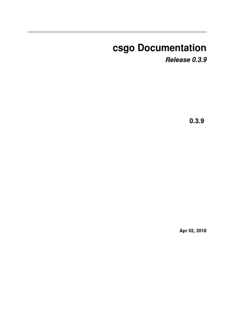 Csgo | PDF | Cache (Computing) | Command Line Interface