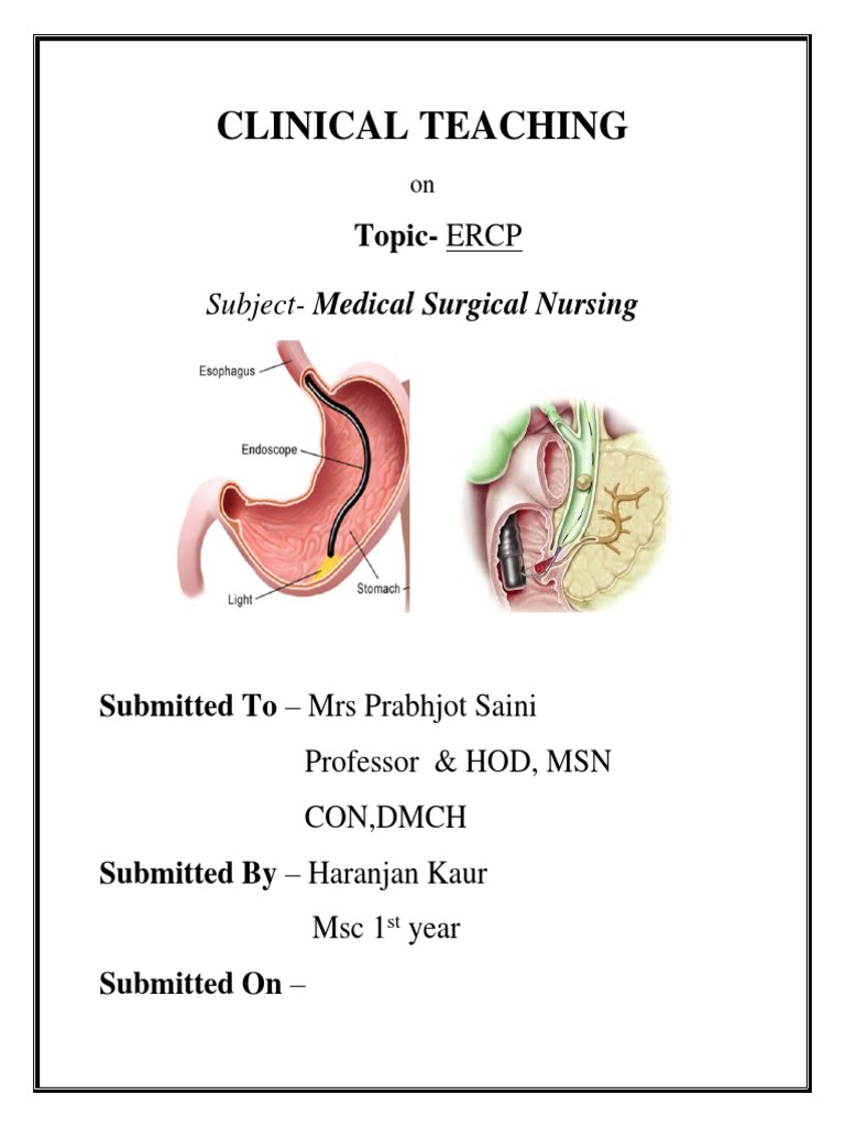 ERCP Procedure Overview and Guidelines | PDF | Organ (Anatomy ...