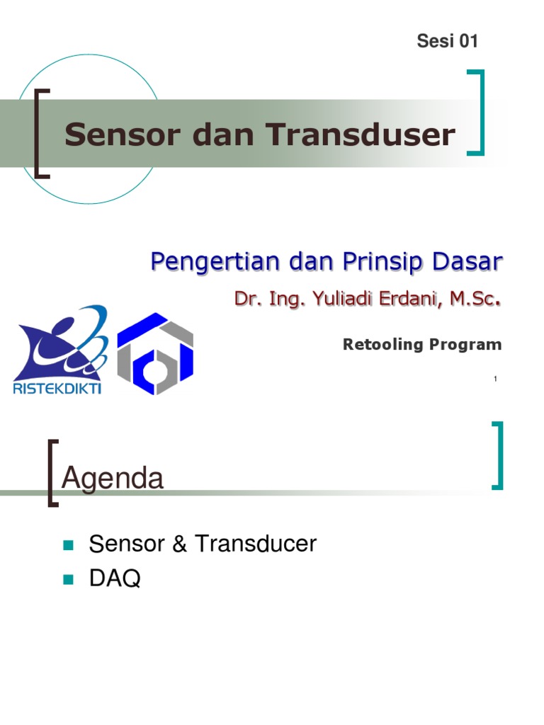 Sensor Dan Transduser: Pengertian Dan Prinsip Dasar | PDF | Data Acquisition | Sensor