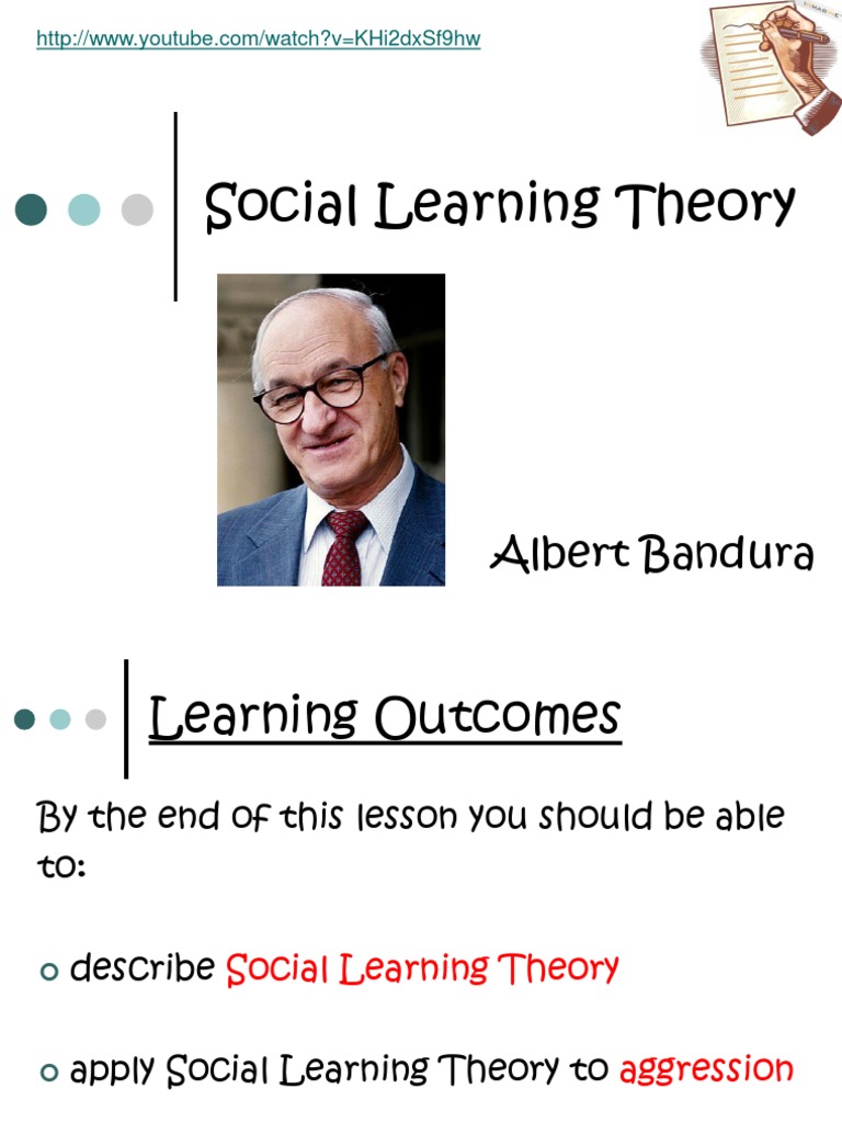 Social Learning Theory: Albert Bandura | PDF | Aggression | Reinforcement