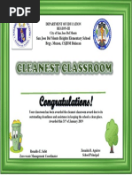 Rubrics For Classroom Cleanliness | PDF | Educational Environment ...