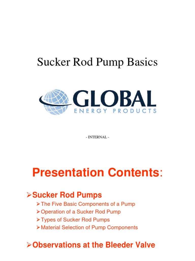 Sucker Rod Pump Components Overview | PDF | Pump | Casing (Borehole)