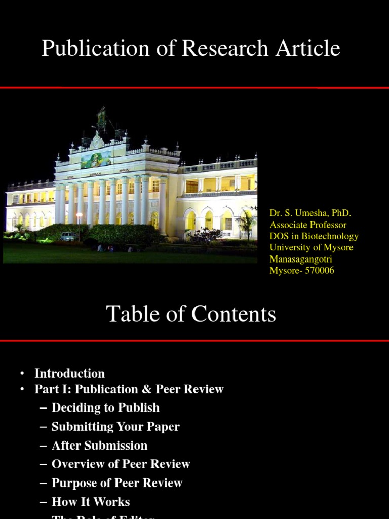 Research Article Publication | PDF | Academic Journal | Academic Publishing