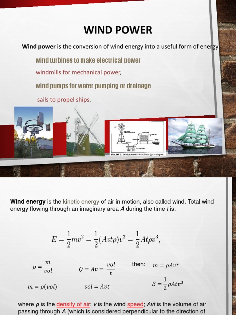 Wind Presentation For SlideShare PDF | PDF | Wind Power | Wind Turbine
