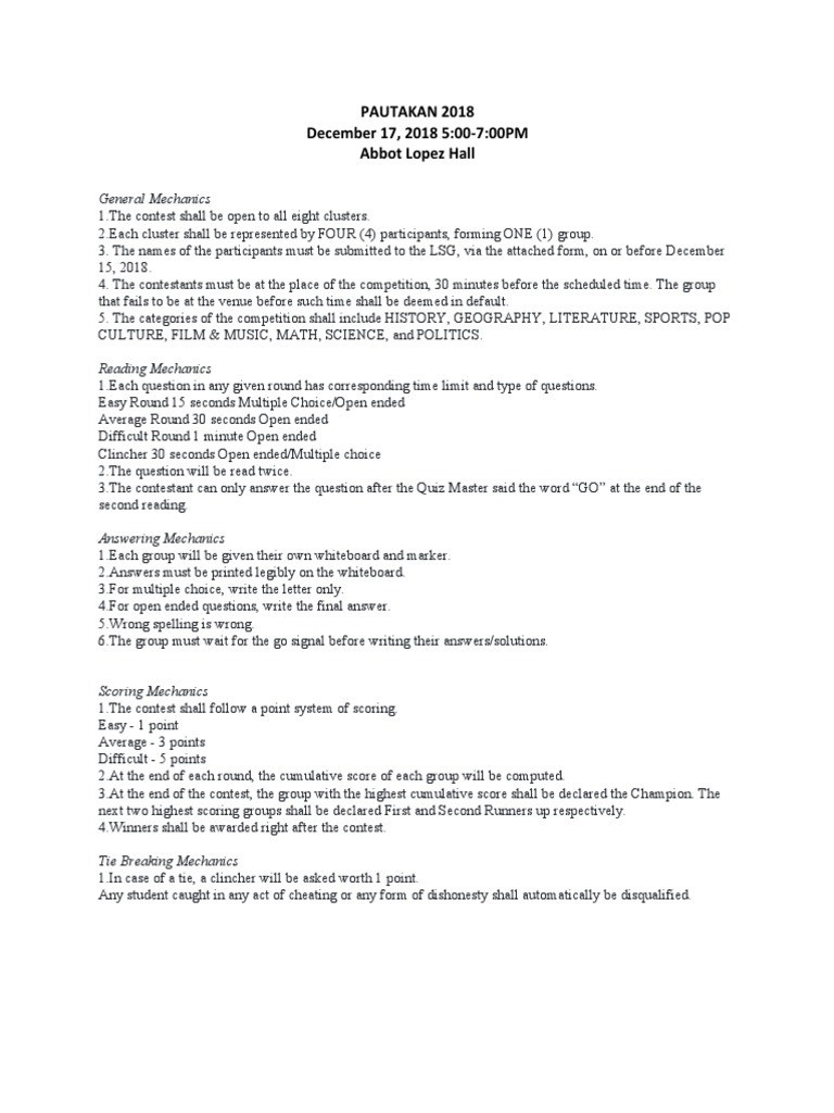 Pautakan Amended Mechanics | PDF | Multiple Choice | Question