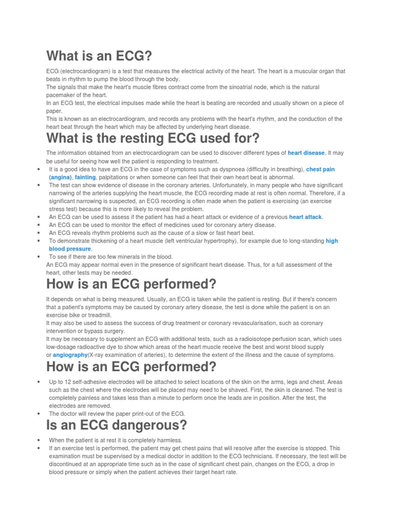 Understanding the Electrocardiogram: An In-Depth Look at the Anatomy ...