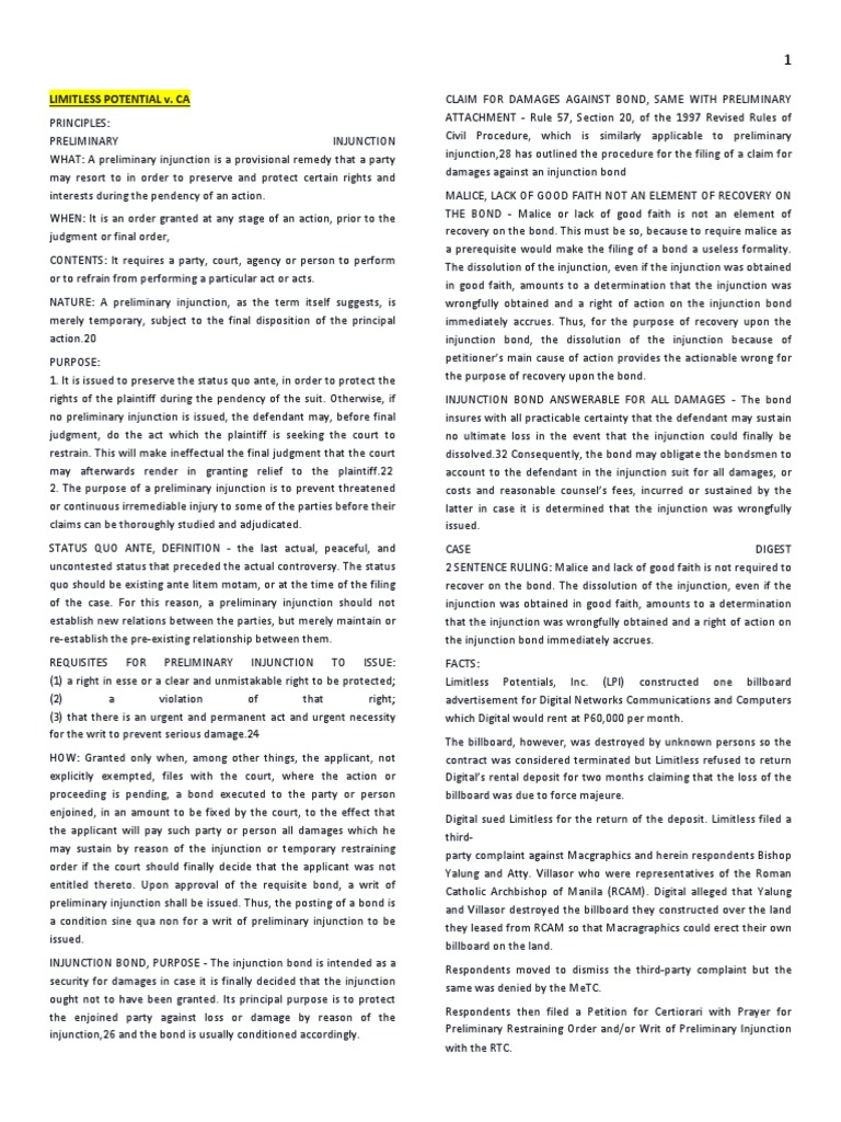 Compiled | Download Free PDF | Injunction | Pleading