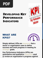 Developing Key Performance Indicators | PDF | Performance Indicator | Chronic Condition