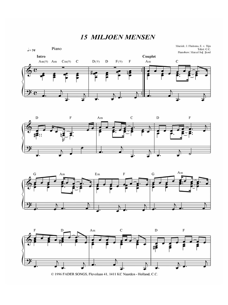 15 Miljoen Mensen | PDF