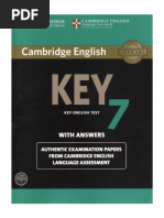 KET 4. Answers | PDF