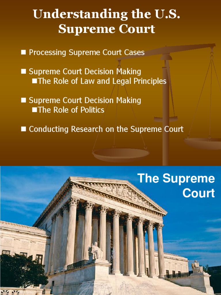 Understanding The U.S. Supreme Court | PDF | Supreme Court Of The ...