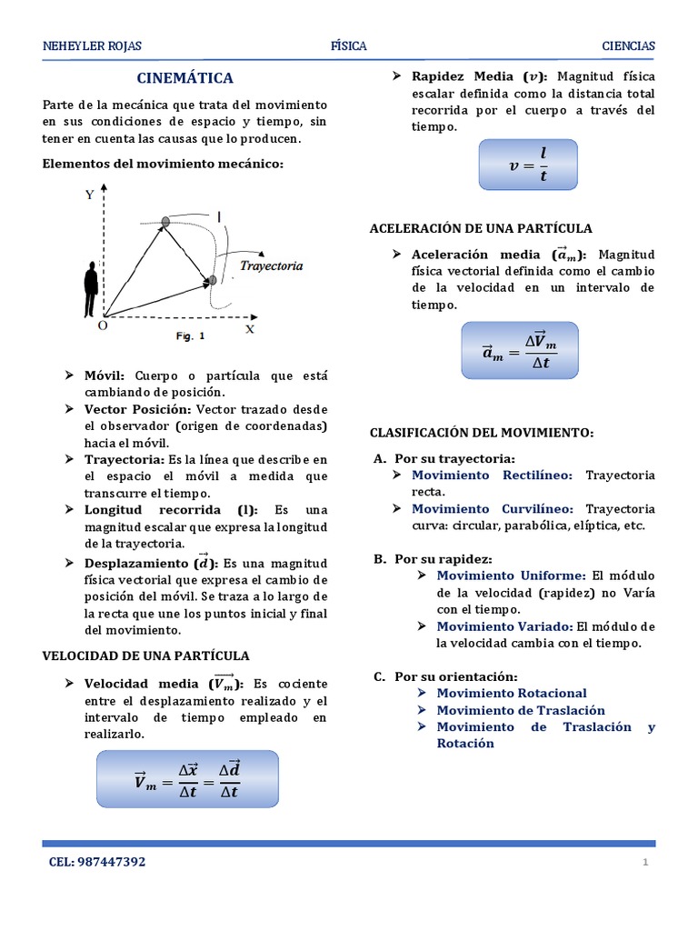 Cinemática Física CINEMÁTICA RECTILÍNEA.ppt