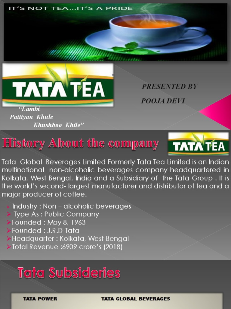 Tata Tea | PDF | Tea | Brand