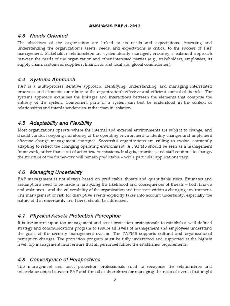 Physical Asset Protection Guide | PDF | Risk Management | Information ...