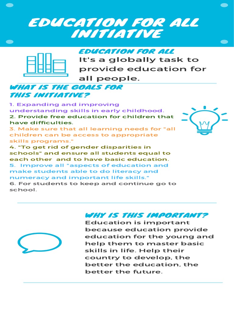 Education For All Initiative | PDF
