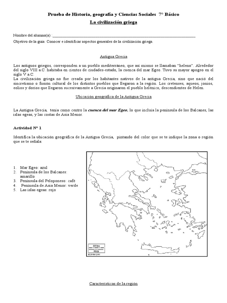 Guia de Aprendizaje Grecia | PDF | Antigua Grecia | Grecia