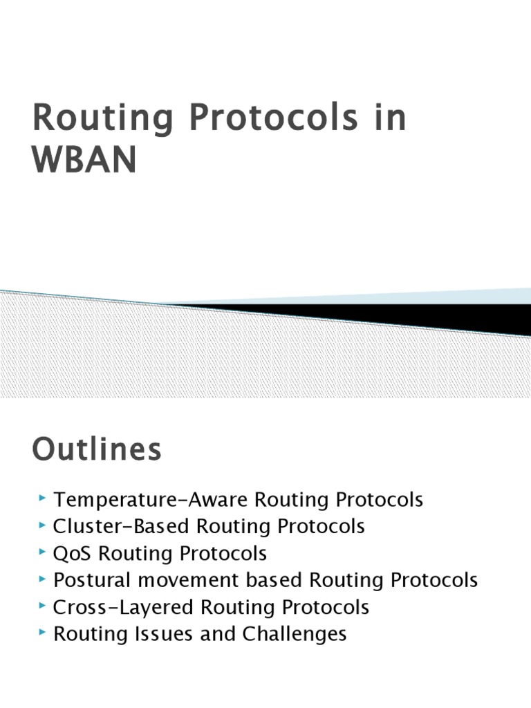 Routing Protocols in WBAN | PDF | Routing | Quality Of Service
