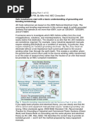 NEC Article 250: Grounding & Bonding Guide | PDF | Electromagnetism | Wire