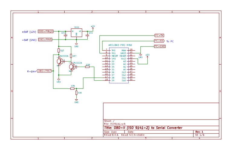 ISO9141 To Serial Schematic | PDF | Business