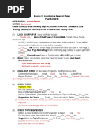 Peer Editing Worksheet | PDF