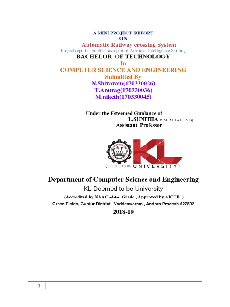 Automatic Railway Crossing System Using Arduino | PDF | Electrical ...