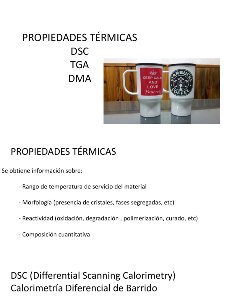 DSC Tga Dma | PDF | Calorimetría diferencial de barrido | Naturaleza