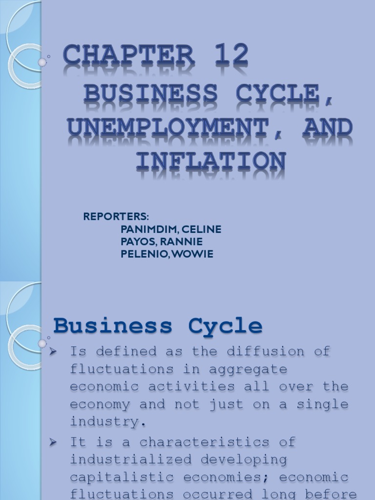 Chapter 12 Business Cycle | PDF | Business Cycle | Inflation