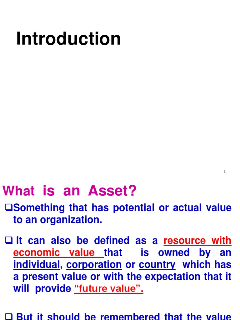 Module 1 - Introduction - Asset Management PDF | PDF | Net Present ...