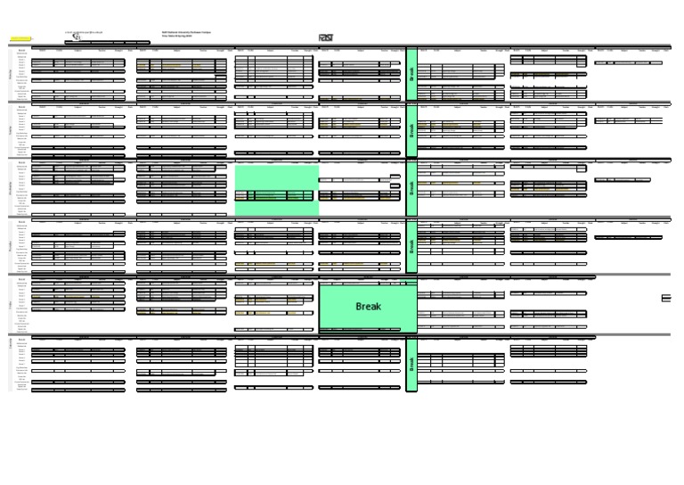 EE TIMETable Spring-2019 V4 | PDF | Digital Signal | Electrical Engineering