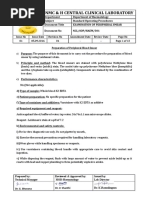 SOP RPR VDRL Test | PDF | Infection | Immunology