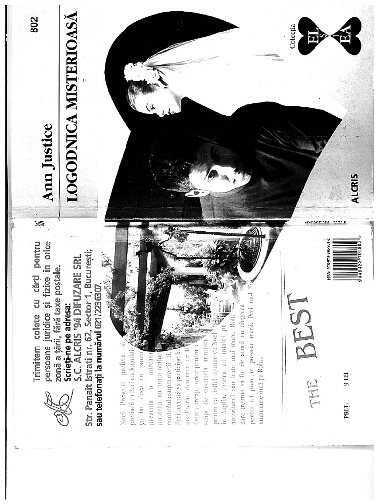 ANN JUSTICE Logodnica Misterioasa | PDF