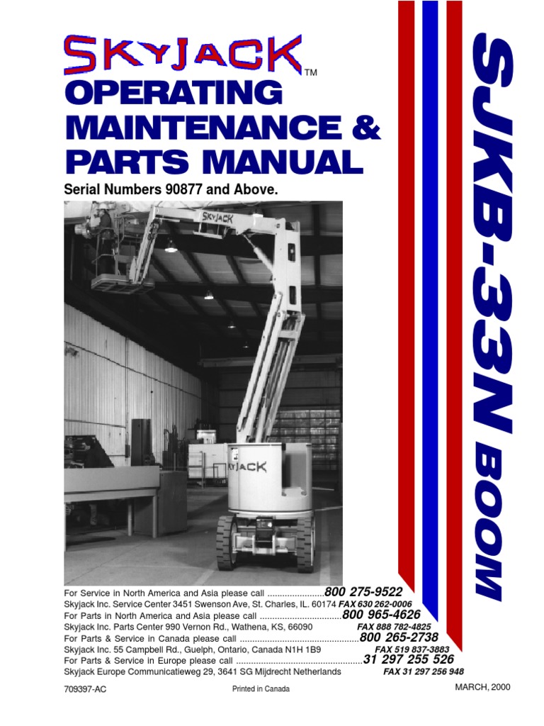 Skyjack PDF | PDF | Switch | Brake