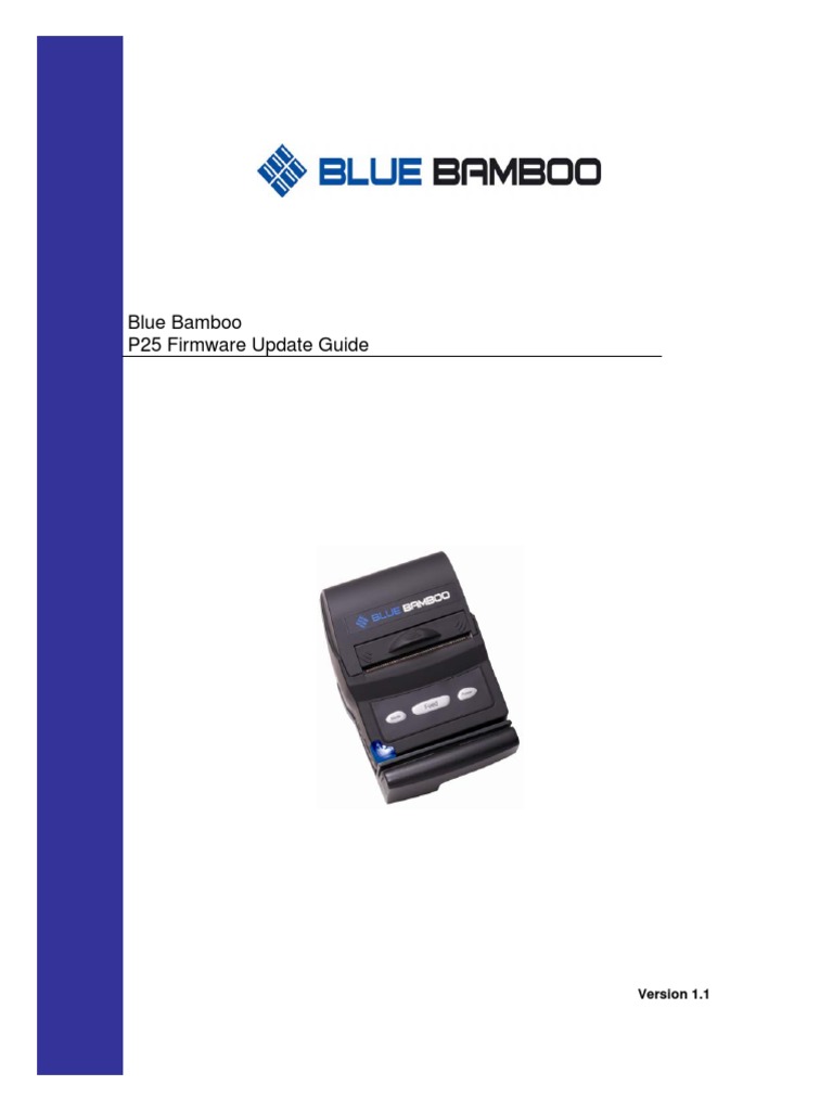 P25 Firmware Update Guide v1.1 | PDF | Bluetooth | Microsoft Windows