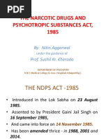 NDPS Act: Drug Quantity Guidelines | PDF