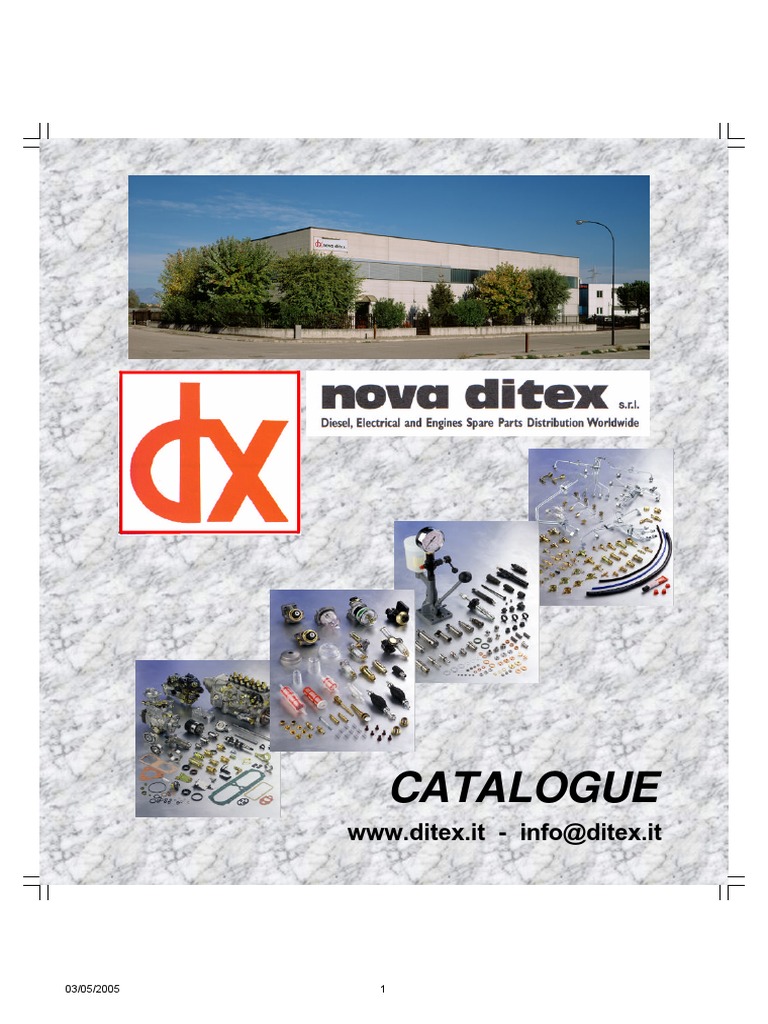 DITEX Catalogue2005 PDF | PDF | Motor Vehicle | Vehicle Technology