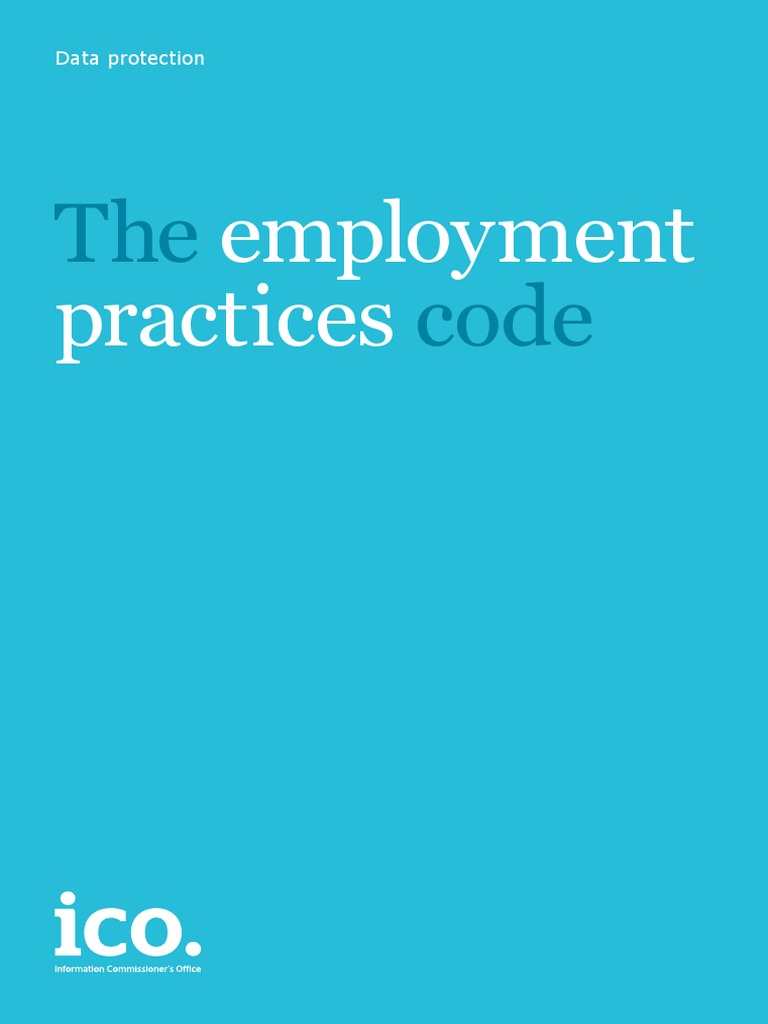The Employment Practices Code PDF | Download Free PDF | Personally ...