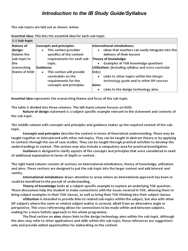 IB SL Design Technology Study Guide | PDF | Sustainable Design | Life ...