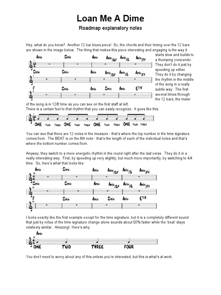Loan Me A Dime Comments PDF | PDF