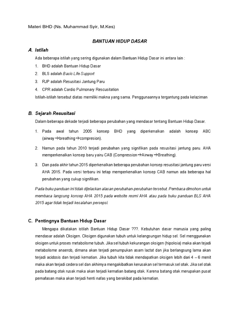 Materi BHD | PDF | Sains & Matematika