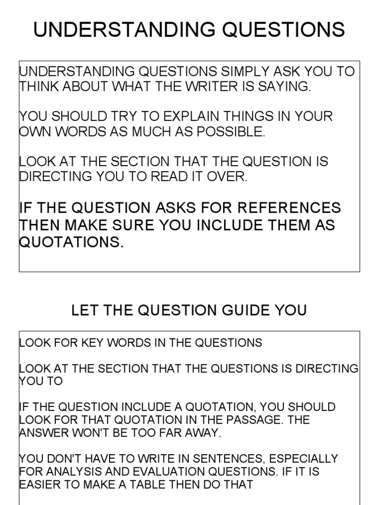 Analyzing Text: Key Strategies | PDF | Question | Ellipsis