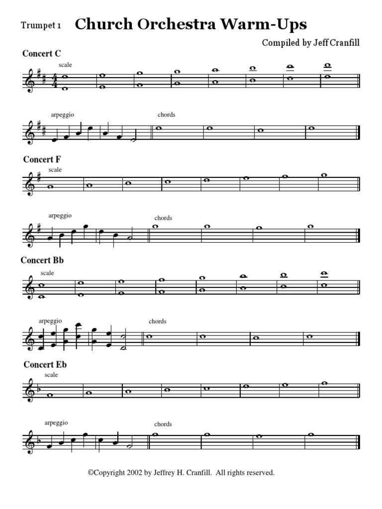 Concert C: Scale | PDF