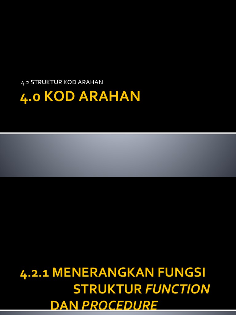 4.2.1 Function Dan Procedure | PDF