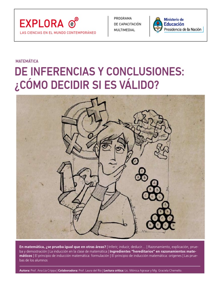 DE INFERENCIAS Y CONCLUSIONES - Como Decidir Si Es Valido PDF ...