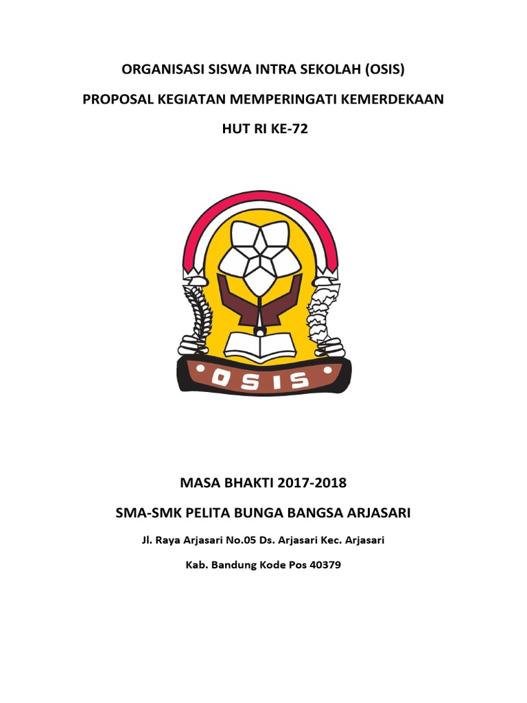 Cover Proposal Osis | PDF | Olahraga & Rekreasi