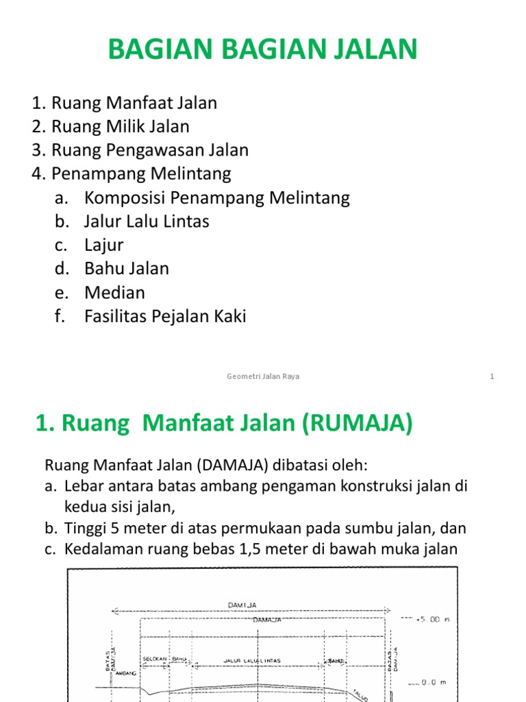 4 Bagian-Bagian Jalan PDF | PDF