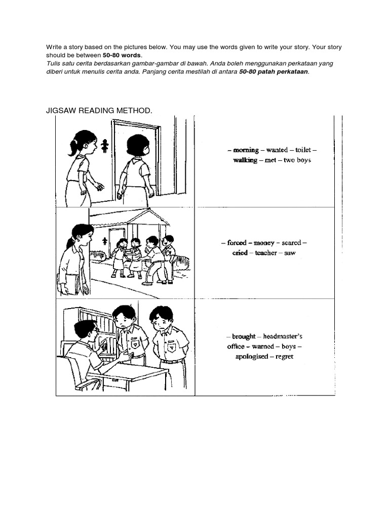 Write A Story Based On The Pictures Below | Download Free PDF ...