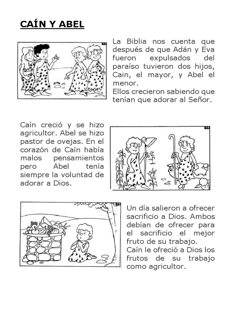 CAÍN Y ABEL 2 Basico PDF | PDF | Caín y Abel | Cristianismo